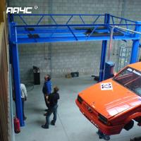 China AA4C High rise 4 post vehicle lift cross floor car elevator for sale