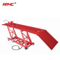 China 800LBS 500kg Motorcycle Hydraulic Scissor Lift Stand Jacks Table for sale