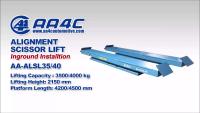 China AA4C 4.0T Alignment hydraulic Scissor Lift auto lift for sale