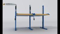 China AA4C 2 Post parking lift  auto parking lift  vehicle parking lift2.3T/2.7T for sale