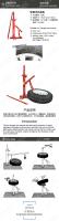 China Heavy Duty  Truck Car Tire Mounting Machine Manual Tire Changer Tyre Remover for sale