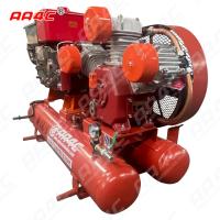 China AA4C Reciprocating Portable mining industry piston diesel air compressor outdoor air pump workshop air source AA-W1.8/5 for sale