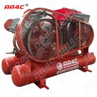 China AA4C Reciprocating Portable mining industry piston diesel air compressor outdoor air pump workshop air source AA-W1.8/5 for sale