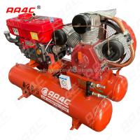 China AA4C Reciprocating Portable mining industry piston diesel air compressor outdoor air pump workshop air source AA-W2.8/5 for sale