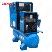 China AA4C 7.5KW 11KW 15KW 22KW 11kw 15hp all-in-one Portable Screw air compressor air pump combine with air dryer and tank for sale