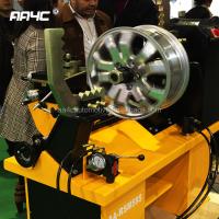 China AA4C 30'' Rim straightening machine with lathe AA-RSM595 for sale