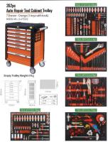China 7 Drawers Mobile Tool Cabinet Organization 352pcs for sale