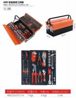 China AA4C 48pcs iron box aluminum toolbox set for sale