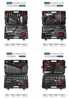 China AA4C 131pcs auto repair tool kit shelf hardware hand tools workbench tools A6-F13101 for sale