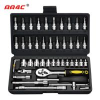 China AA4C 46pcs auto repair tool kit shelf hardware hand tools workbench tools A1-X04602 for sale
