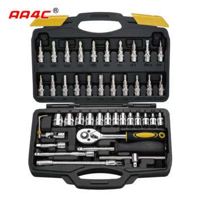 China AA4C 46pcs auto repair tool kit shelf hardware hand tools workbench tools A1-X04606 for sale