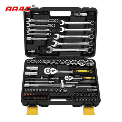 China AA4C 82pcs auto repair tool kit shelf hardware hand tools workbench tools A1-F08206 for sale