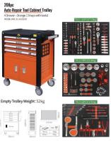 China AA4C 208pcs Auto repair Tool cabinet trolley Garage Cabinet tool shelf hardware hand tools auto repair worktableJ1-A33208 for sale