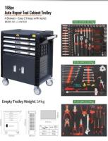 China AA4C 168pcs Auto repair Tool cabinet trolley Garage Cabinet tool shelf hardware hand tools auto repair worktableJ1-B4316 for sale