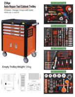 China 4 Drawers Mobile Tool Cabinet Chests 234pcs for sale