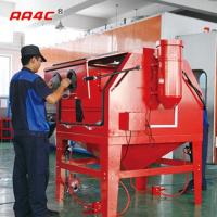China AA4C 1200L Industrial sandblasting cabinet rust removing sandblaster heavy duty sandblast cabinet   AA-SBC1200 for sale