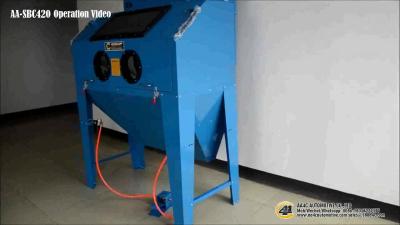 China AA4C industrial electric sandblast industrial sandblast cabinet 420 for sale