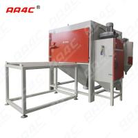 China AA4C customized heavy duty big size derusting rust removal polishing shot blasting  sandblast cabinet for sale