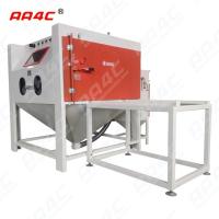 China AA4C customized heavy duty big size derusting rust removal polishing shot blasting  sandblast cabinet for sale