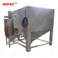 China AA4C customized heavy duty big size derusting rust removal polishing shot blasting  sandblast cabinet for sale