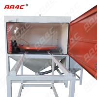 China AA4C customized heavy duty big size derusting rust removal polishing shot blasting  sandblast cabinet for sale