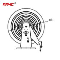 China AA4C  air pipe  grease oil  stainless steel hose reel  10M 15M 20M pipe reel for sale