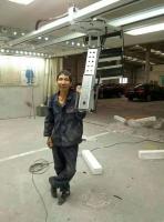 China Commercial Vehicle Spray Booth Ceiling Installed Red Infrared Lamp 3300W for sale