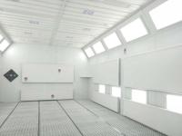 China Inflatable Auto Paint Spray Booth Equipment With Endoththothermic 900rpm for sale