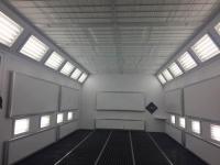 China Inflatable Auto Paint Spray Booth Equipment With Endoththothermic 900rpm for sale
