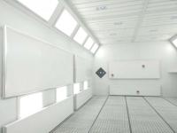 China Inflatable Auto Paint Spray Booth Equipment With Endoththothermic 900rpm for sale