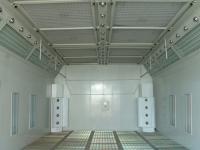 China Commercial Automotive Paint Booths 6m With Water Base Paint 10KW for sale