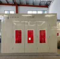 China Automatic Portable Vehicle Spray Booth Mobile With Red Infrared Heating Lamp 900rpm for sale