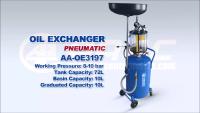 China AA4C 70L  waste oil changer Pneumatic Waste Oil Drain Collector Collect Oil machine CE CERTIFICATED For Car Waste for sale