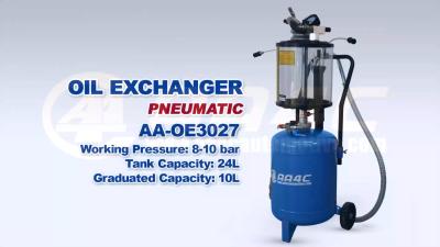 China AA4C 80L Pneumatic Waste Oil Collector with Suction Tube   Auto car waste Oil collector and extractor for sale