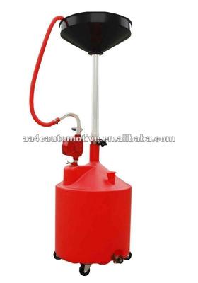 China 75L waste oil drain tank with trolly for sale