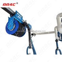 China AA4C car exhaust extracting system auto vehicle exhaust manual sliding tumbler hose reel  control manually for sale