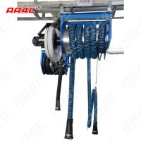 China AA4C car exhaust extracting system auto vehicle exhaust manual fixed tumbler hose reel with fans control customize size for sale