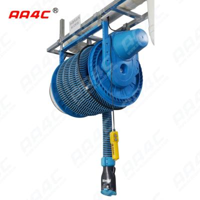 China AA4C car exhaust extracting system auto vehicle exhaust hose tumbler with fans system  control customize size for sale