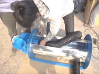China Garage Vehicle Exhaust Extraction Hose Pipe Tumbler for sale