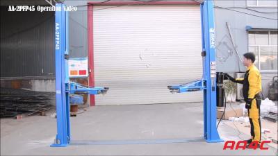 China AA4C 4.5T hydraulic car lift stand hydraulic car lift 2 column  car hoist for sale