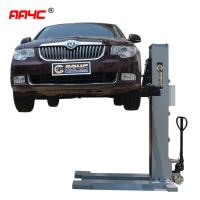 China hydraulic mobile single post car lift Electrical released AASP-YY2.5E for sale