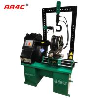 China 0.55kw Automatic Wheel Straightening Machine Equipment Full Teeth Dual Cylinder Rim Processing Machine for sale