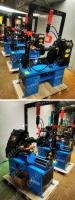 China 0.55kw Automatic Wheel Straightening Machine Equipment Full Teeth Dual Cylinder Rim Processing Machine for sale