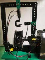 China 0.55kw Automatic Wheel Straightening Machine Equipment Full Teeth Dual Cylinder Rim Processing Machine for sale