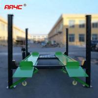 China Auto Car Vehicle Lift Movable 4 Post Car Lift For Garage  auto storage lift  car parking lift for sale