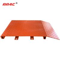 China 4T 1.2M Auto Scissor Vehicle Lift Four Cylinder Hydraulic With Extensive Ramp for sale