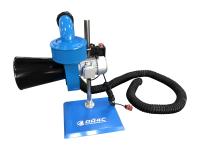 China 8m 10m 12m Vehicle Exhaust Extraction System Slide Rail Type Exhaust Hose Reel for sale