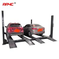 China AA4C 4 Cars Parking Lift 4 Post Vehicle Lift Auto Storage System Auto Parking System for sale