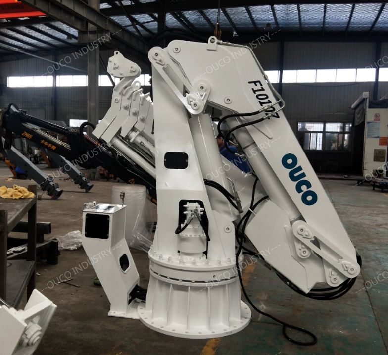 OUCO knuckle-boom&telescopic crane