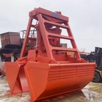 China 12 Cbm Radio Remote Control Grab Bucket Red C5M Spray Painting for sale